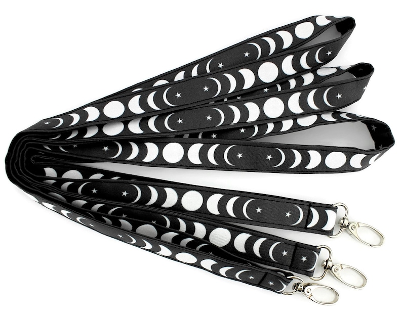 Moon Lanyard Boho Badge Holder Lanyard Witchy Things | Etsy