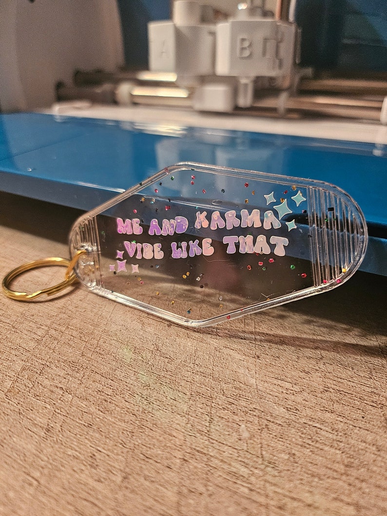 Karma Keychain - Etsy