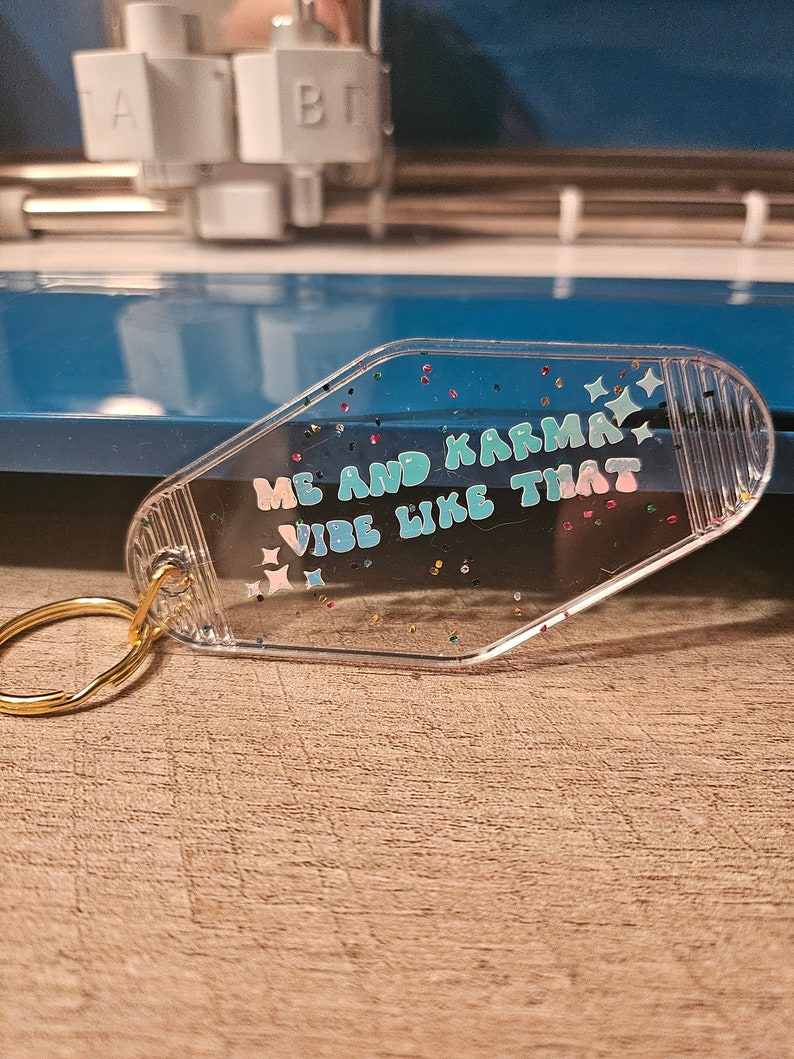 Karma Keychain - Etsy