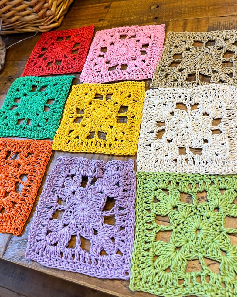 Halloween Granny Square Pattern Floral Crochet Pattern PDF Download ...