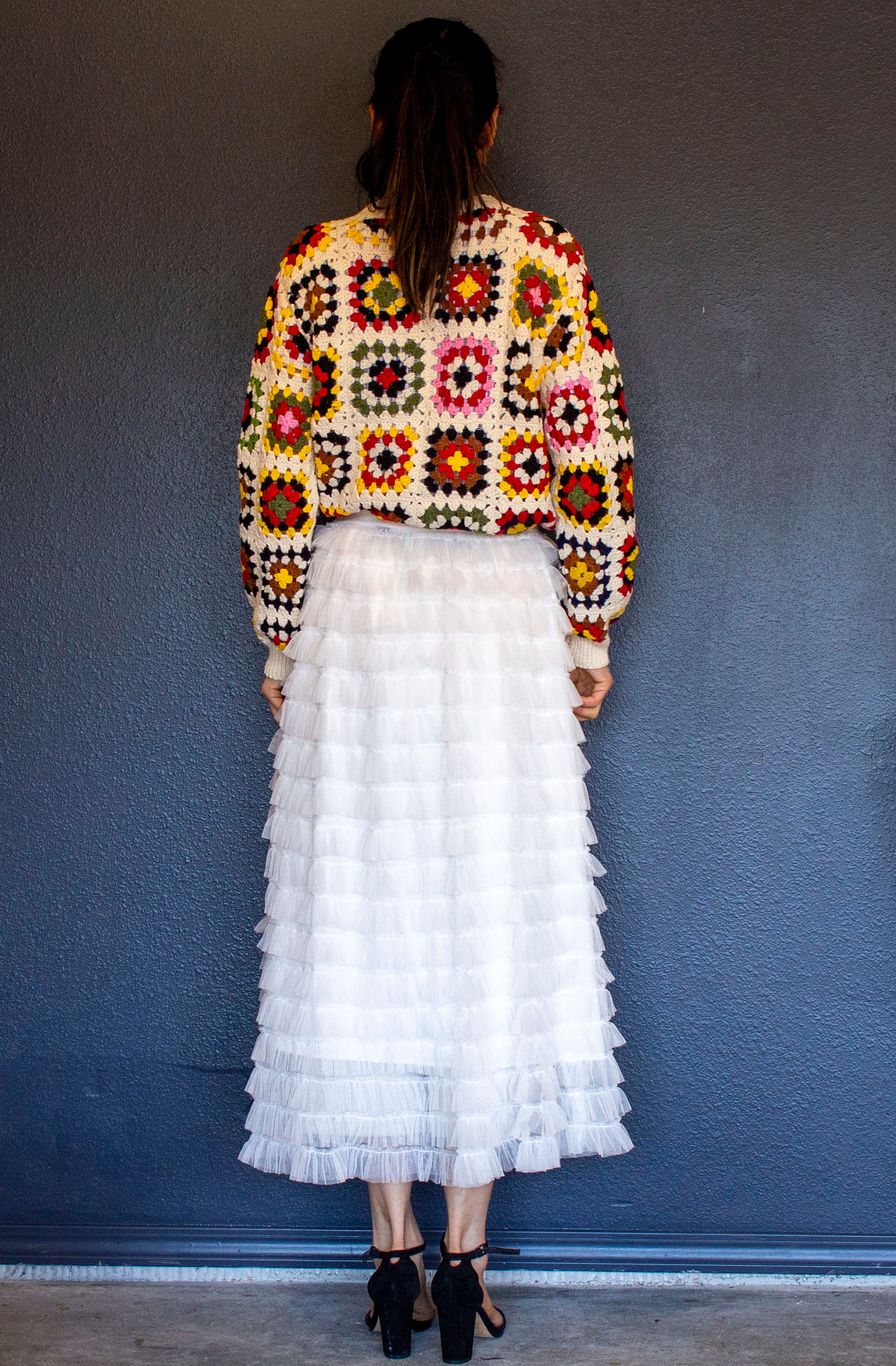 Cotton Granny Square Cardigan - Etsy