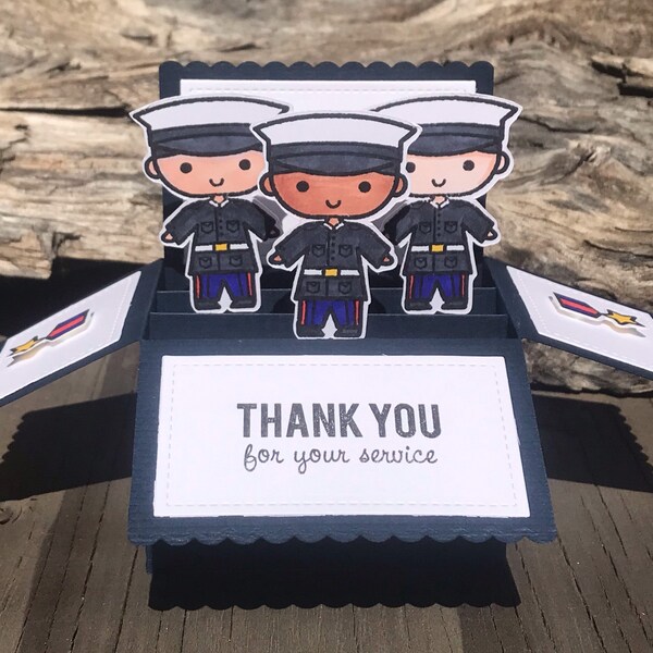 Military Pop up Card - Etsy