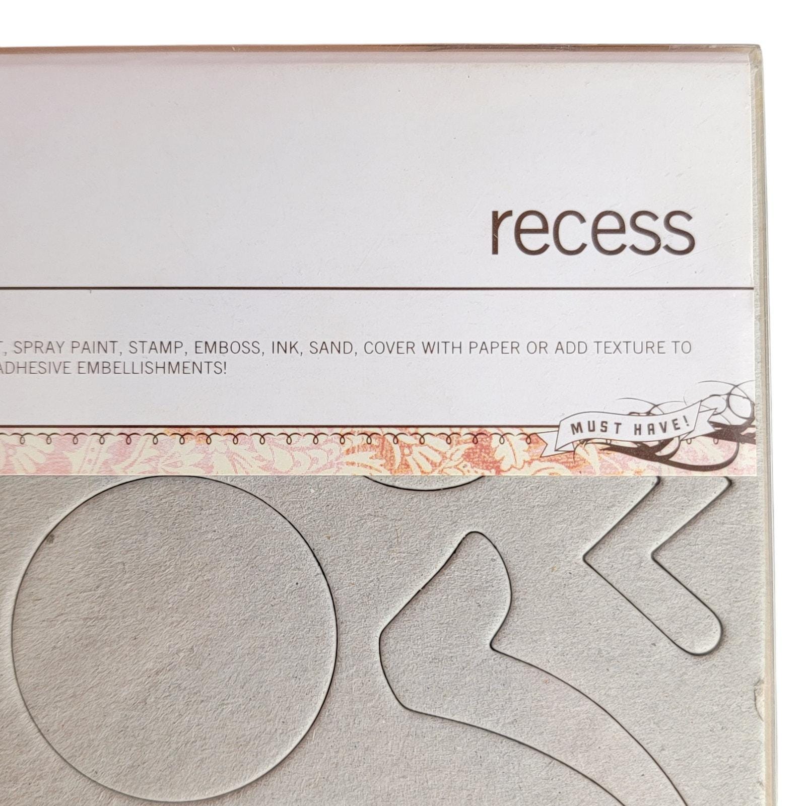 Basicgrey Undressed Recess Embellishments Self Adhesive Chipboard ...