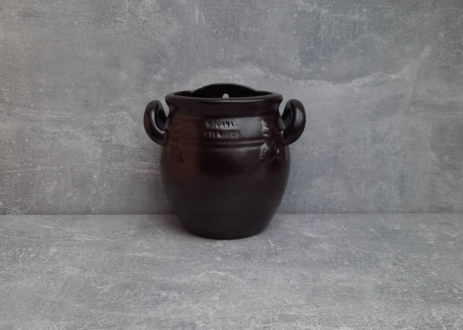 Vintage Höganäs Keramik Flower Pot Planter. Sweden Vintage Stengods ...