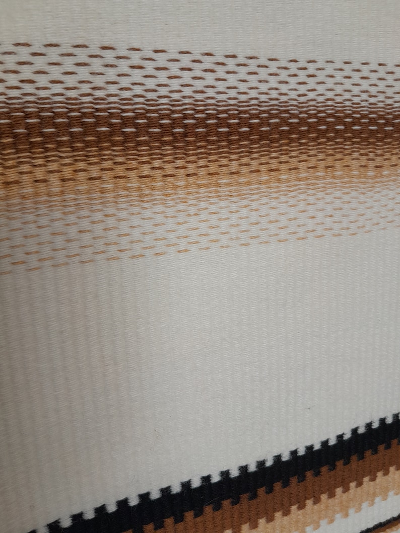 Vintage Raanu. Vintage Finnish Hand Woven Wall Decor, Striped White ...