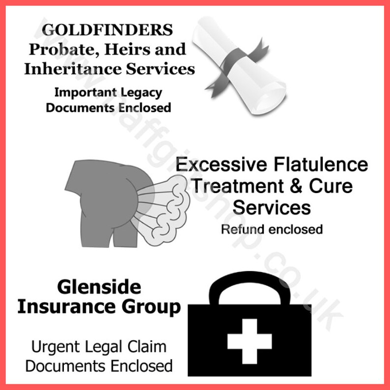 Prank Rude and Funny Envelopes 10 joke envelopes with funny | Etsy