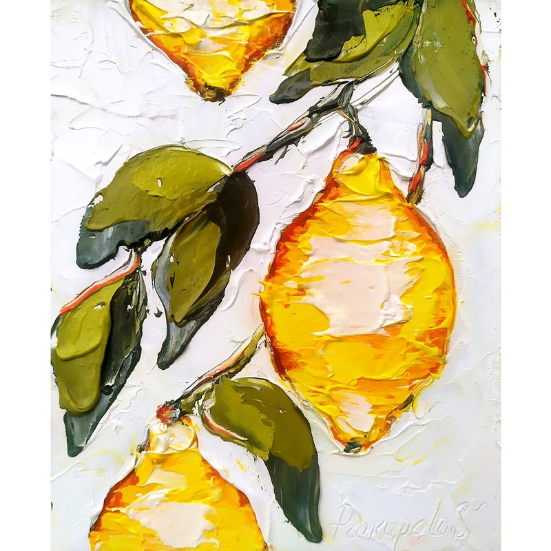 Lemon Art - Etsy