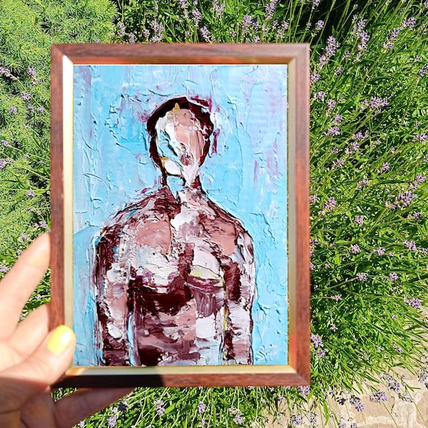 Abstract Male Figure - Etsy