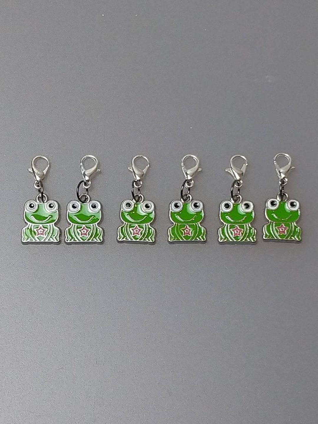 Stitch Marker, Stitch Marker, Frogs, Set of 6, Knitting Tool ...