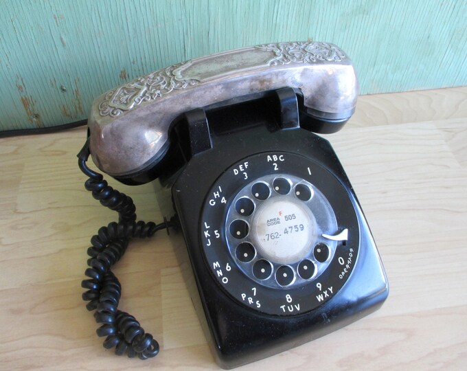 Vintage Rotary Telephone, 1950s Western Electric Bell Phone With Gorham ...