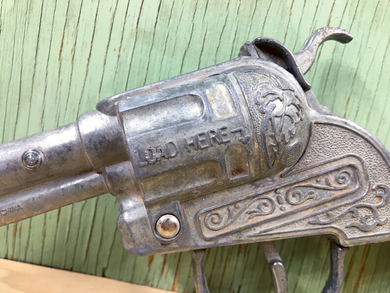 Vintage Pink Toy Cap Gun Working 1960s Collectible Cowgirl | Etsy