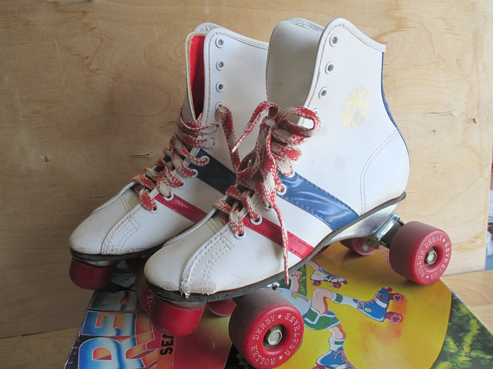 Vintage Roller Skates 1970s Fireball Roller Derby Skates Size Etsy