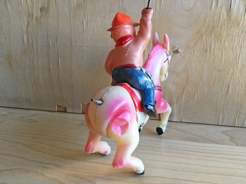 Vintage Wind Up Toy Alps Rancher Cowboy Lasso Celluloid Toy | Etsy