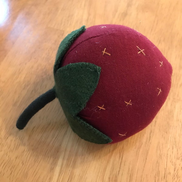 Strawberry Pincushion - Etsy