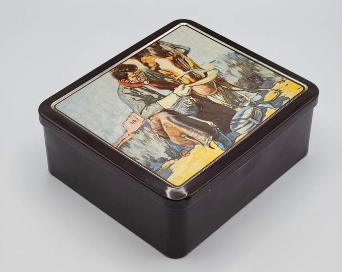 Vintage Stetson Cowboy and Horse Tin, Made in Western Germany - Etsy