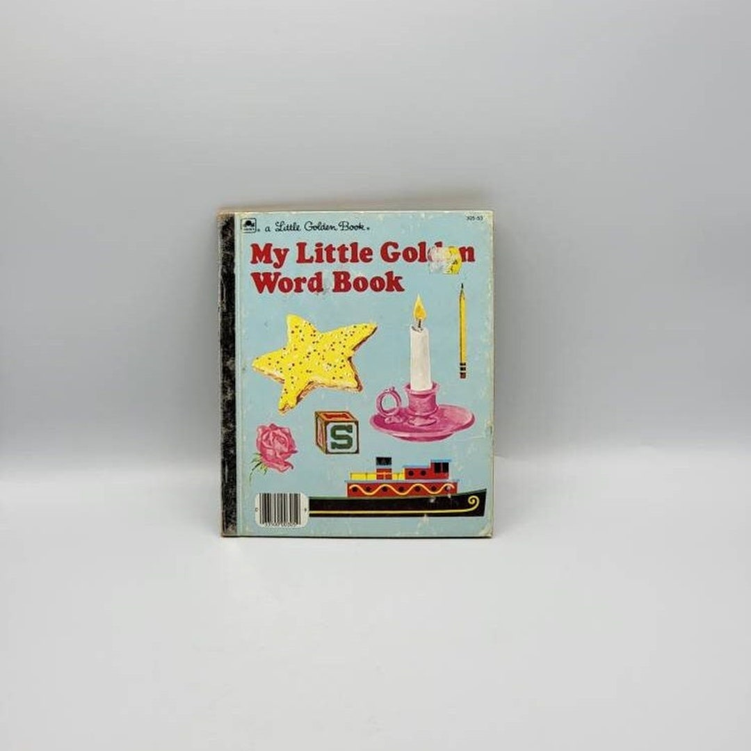Vintage Little Golden Book, My Little Golden Word Book, 1968 - Etsy
