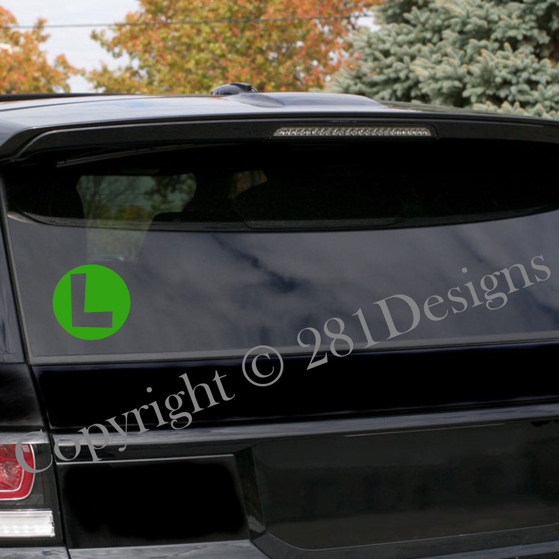 Vinyl Decal, Luigi Decal, Vinyl Sticker, Mario Bros, L Decal, Luigi ...