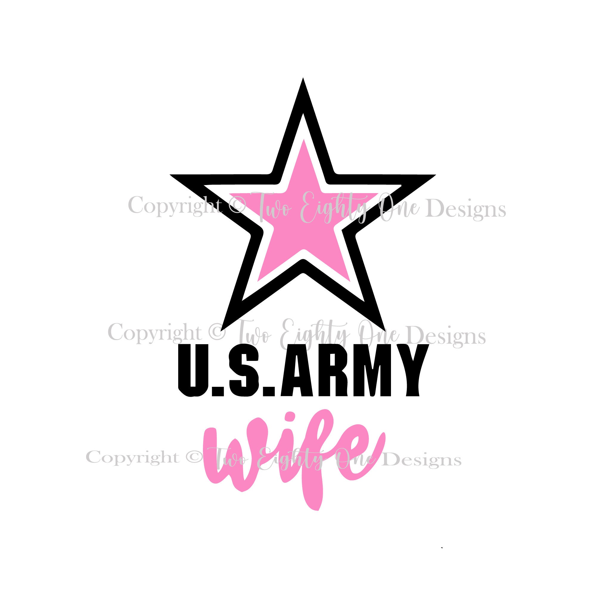 Army Wife Decal, Army Wife Sticker, Army Wife, Army, Wife Sticker ...