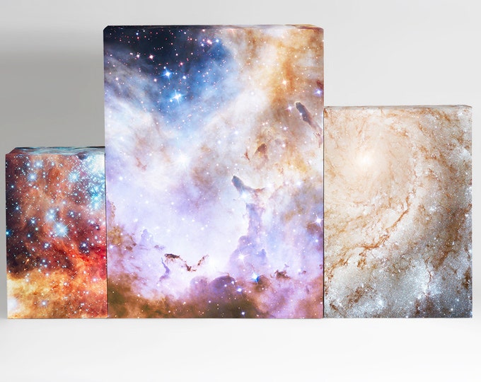Galaxy Wrapping Paper Abstract Art Outer Space Paper Colorful Nebula ...