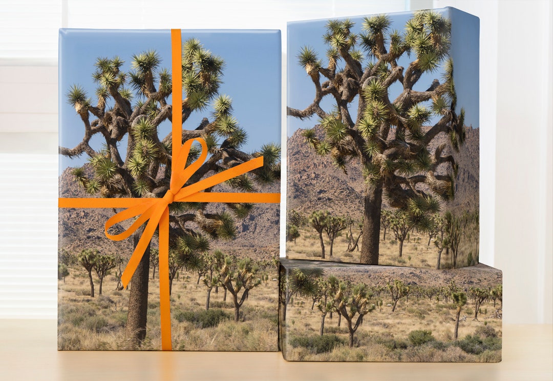 Joshua Tree Wrapping Paper Roll; Joshua Tree Horizon Gift Wrap Sheets ...