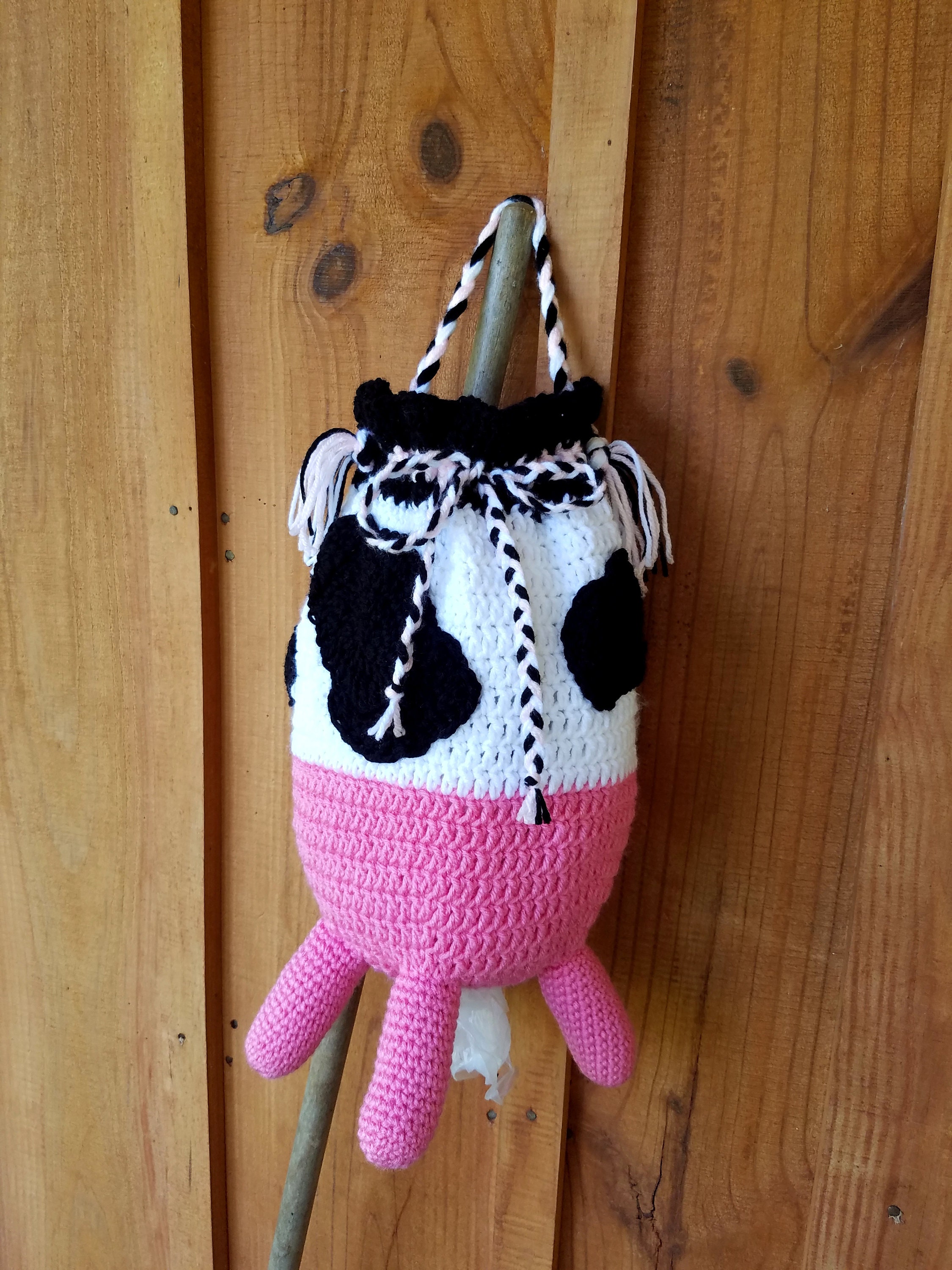 Cow Udder Plastic Bag Holder Grocery Bag Holder Cow Udders Cow Theme ...