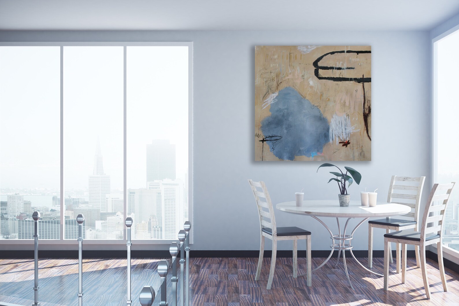 Title: oxygen / Modern Abstract Painting / | Etsy