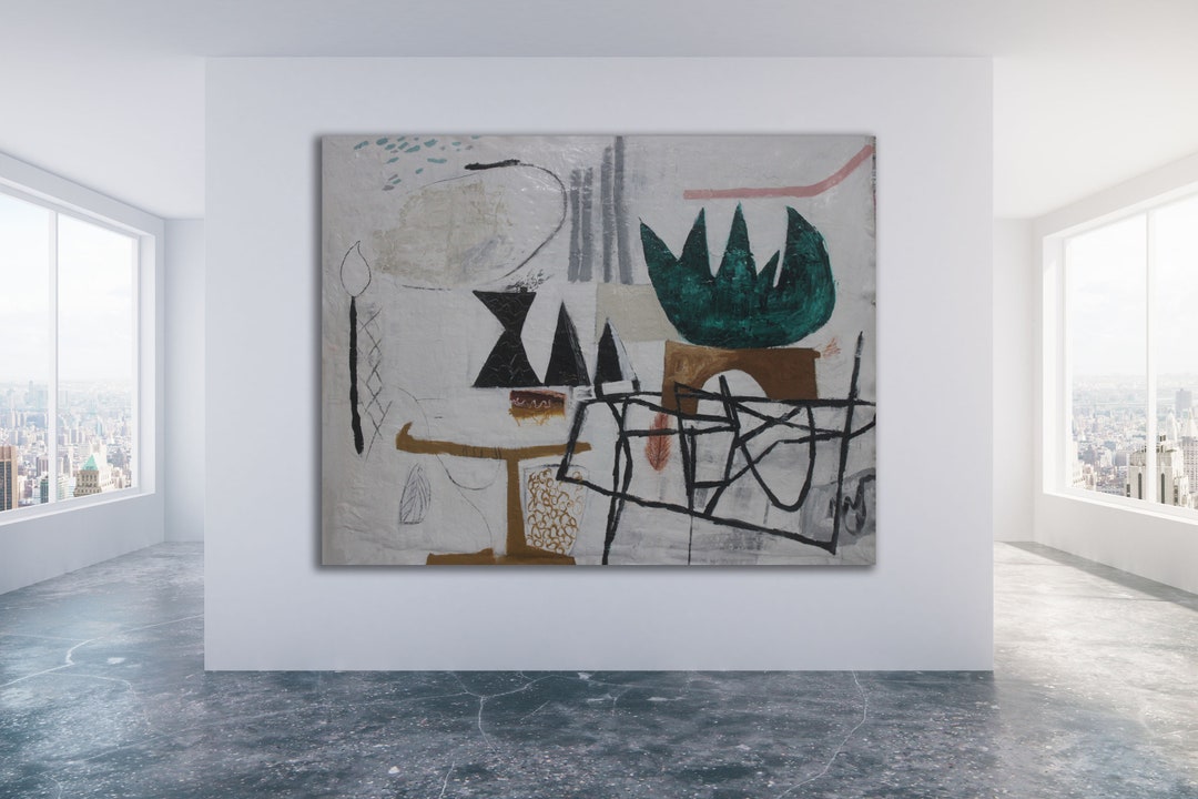 Title: force of Nature / Abstract Painting / Large Abstract Art ...