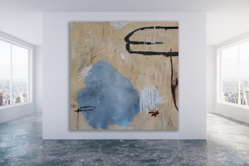 Title: oxygen / Modern Abstract Painting / | Etsy