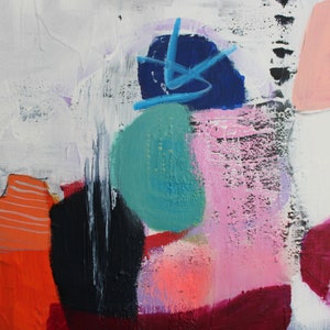 Title: "pool Party" / Colorful Abstract Painting / Abstract Art ...