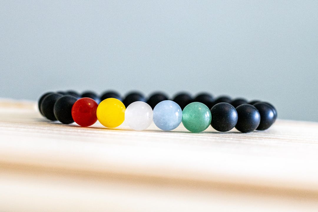 Disability Pride Bracelet, Disabled Flag Beaded Bracelet - Etsy