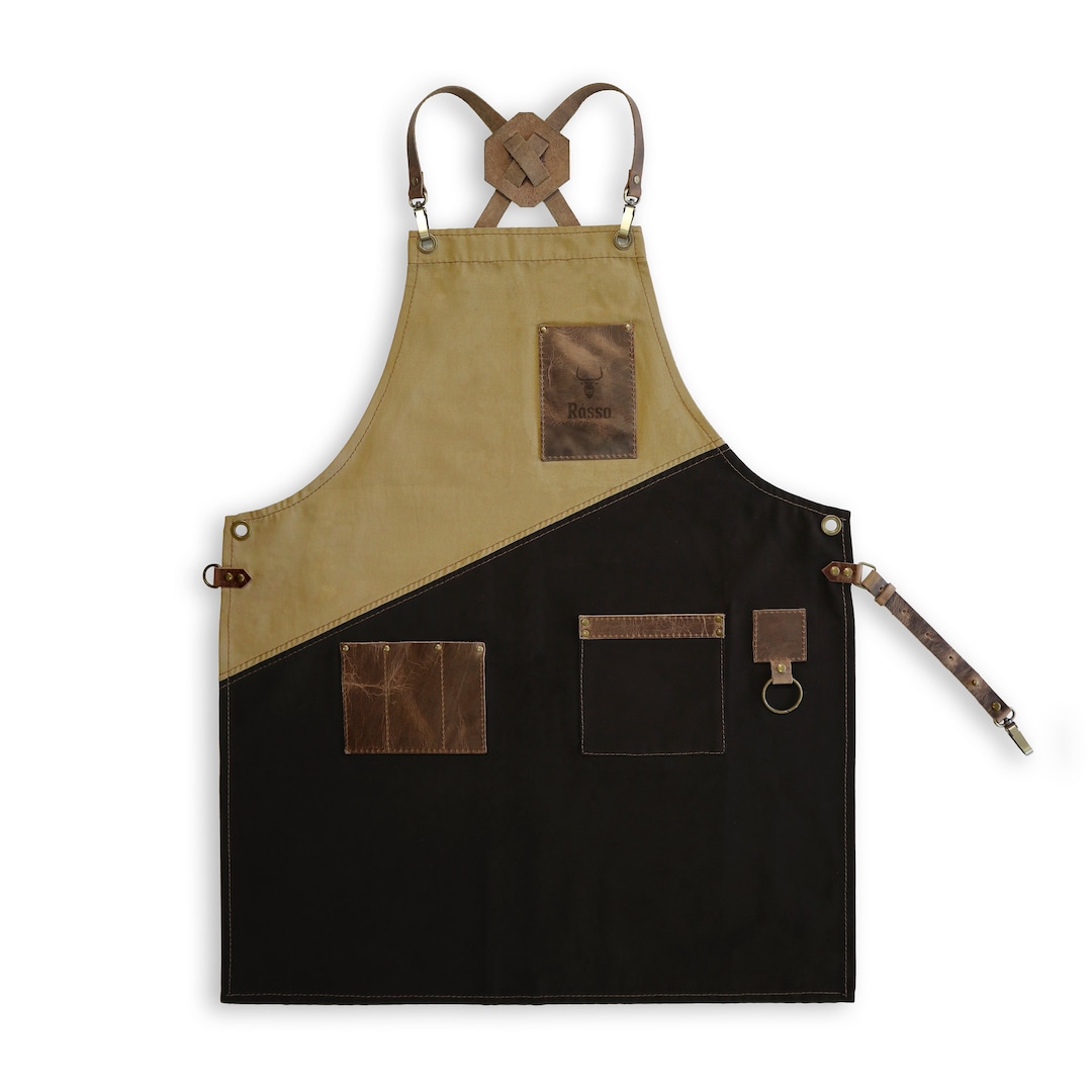 LOSTRIS ALPHA - Bar Apron, Elegant Premium Quality Leather - Etsy