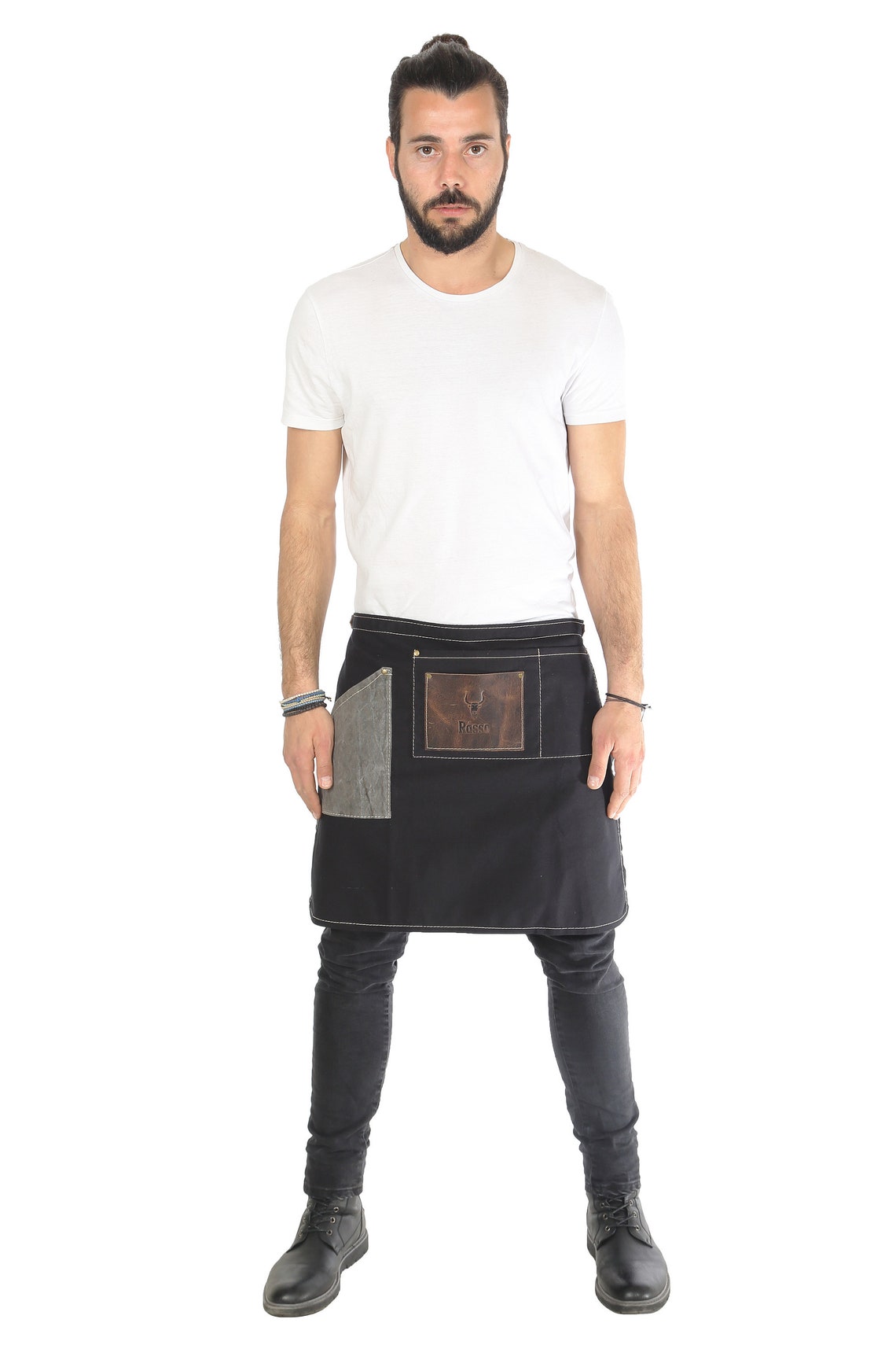 Restaurant & Bar Waist Apron With Your Business Logo Premium | Etsy