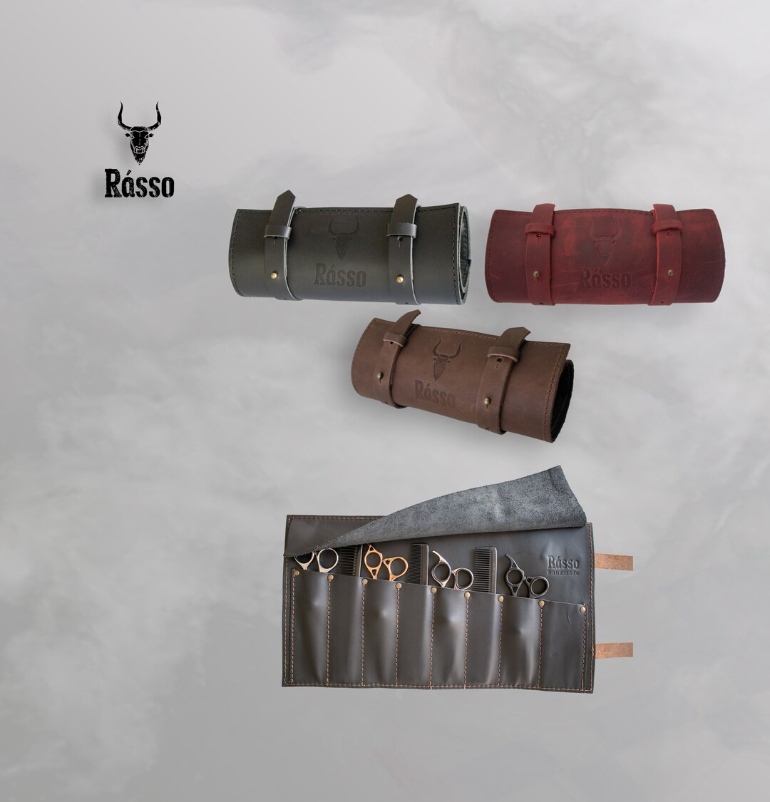 Barber Tool Roll Scissor Comb & Razor Case for Hair Salons - Etsy