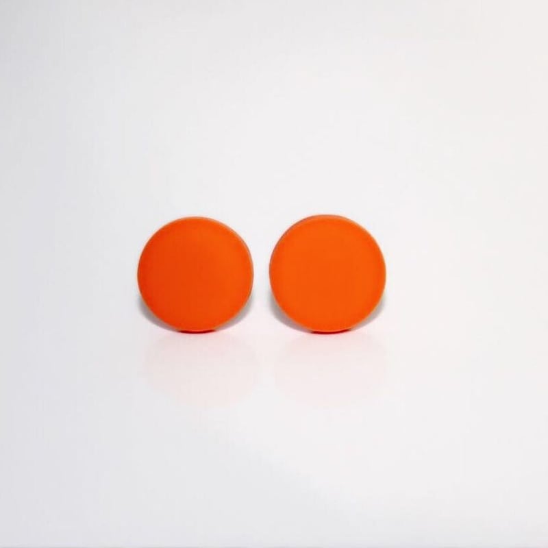Orange Stud Earrings - Etsy