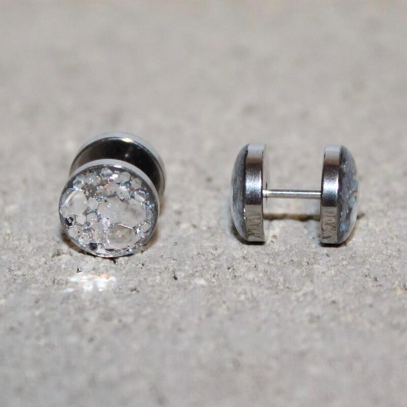 Faux Plug Earrings - Etsy