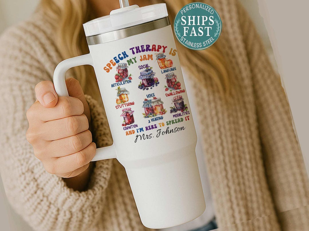 Speech Therapy is My Jam Tumbler, Speech Language Pathologist Assistant ...