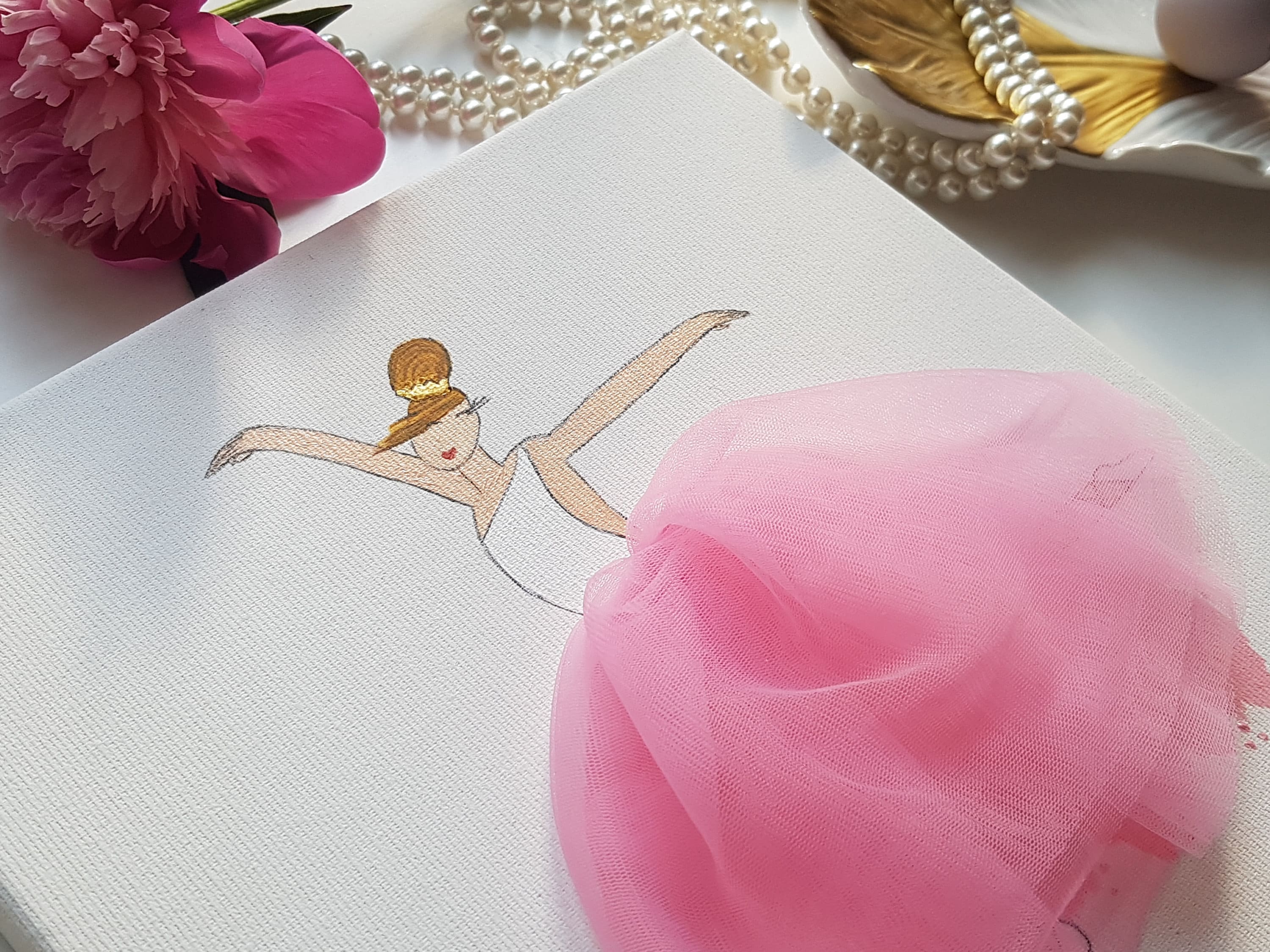 Princess Ballerina Wall Art , Girls Room Decor, Gift Set, Handmade ...