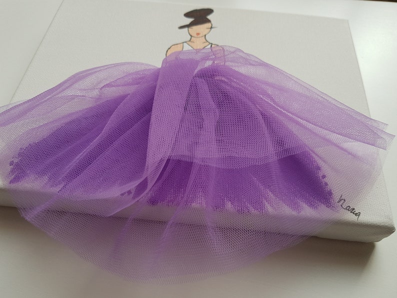 Princess Ballerina Wall Art , Girls Room Decor, Gift Set, Handmade ...