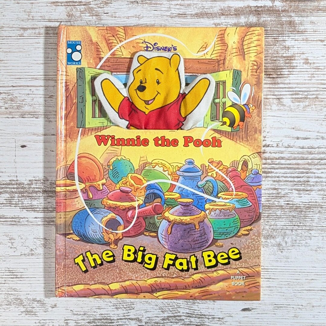 Disney's Winnie the Pooh the Big Fat Bee Hardcover Puppet Book (mouse ...
