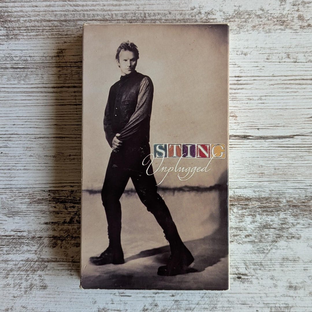 MTV Sting Unplugged Music VHS (1992) - Etsy