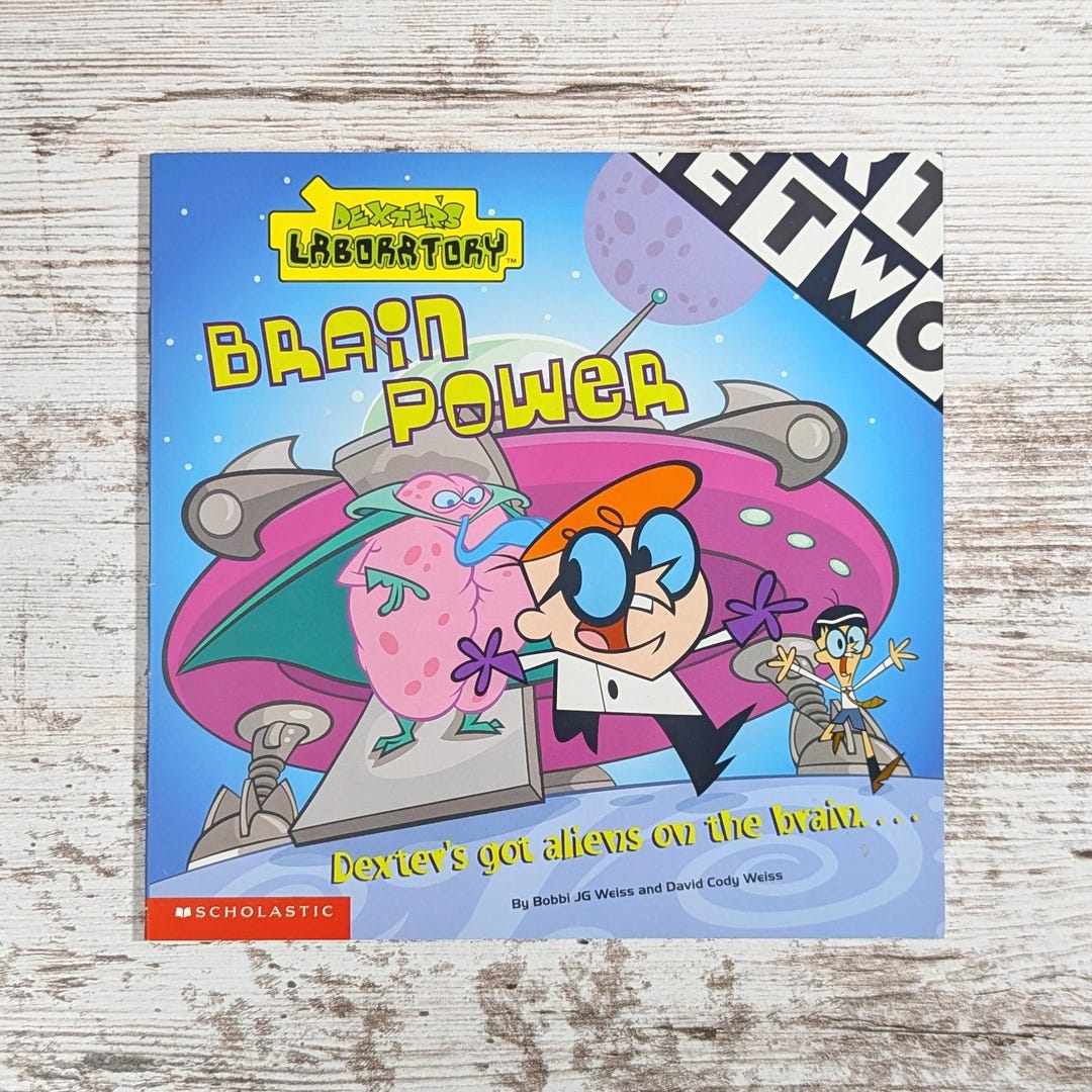 Cartoon Network Dexter's Laboratory Brain Power Paperback Book (first ...