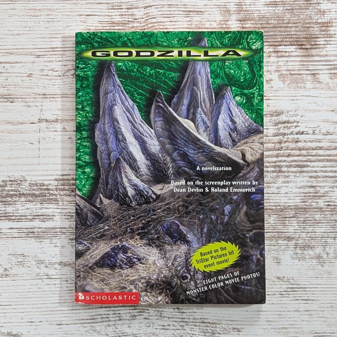 Godzilla Novelization Paperback Book (first Scholastic Printing, 1998 ...