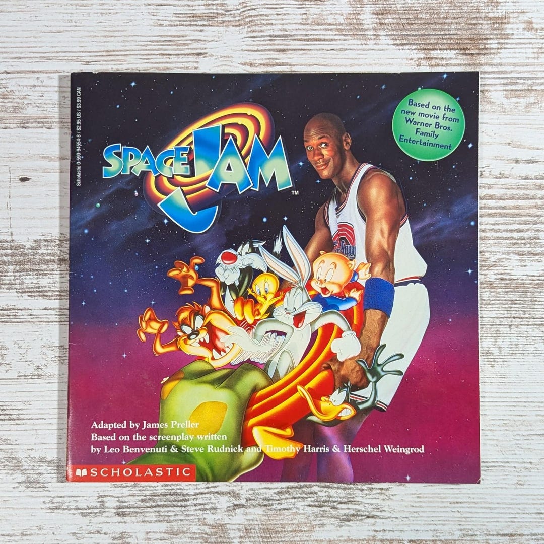 Space Jam Paperback Book (first Scholastic Printing, 1996) - Etsy