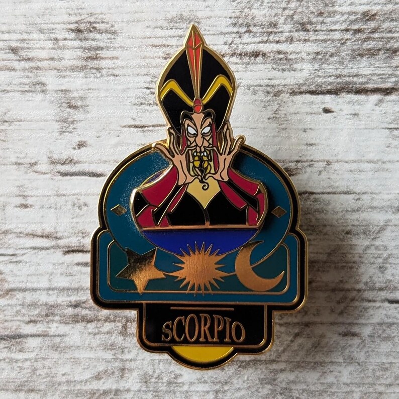 Jafar (aladdin) Signs of the Zodiac Scorpio Disney Pin (2002) - Etsy