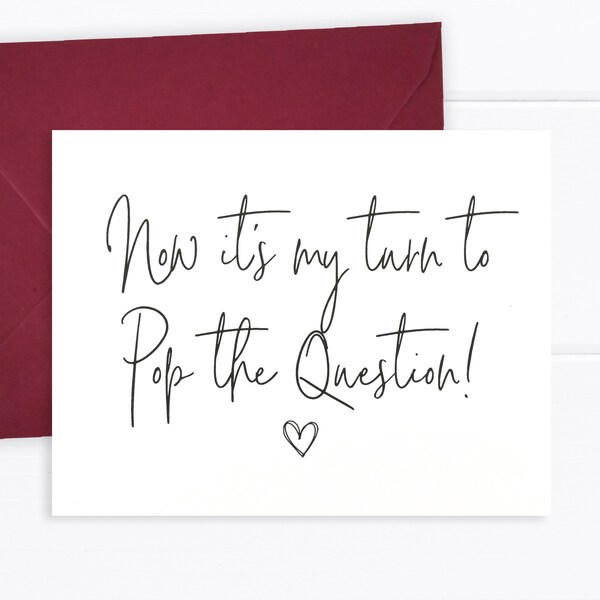 Pop the Question - Etsy
