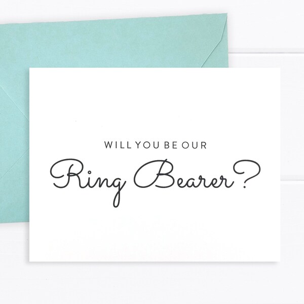 Will You Be My Ring Bearer - Etsy