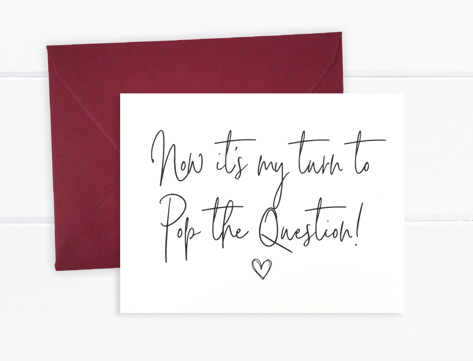 Now It's My Turn to Pop the Question Card Bridesmaid - Etsy