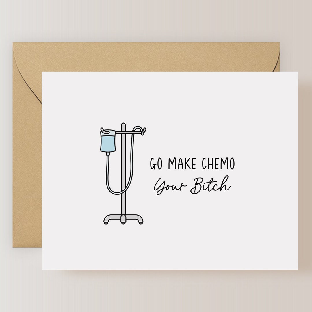 Chemo Card, Beat Cancer Card, Funny Cancer Card - Etsy