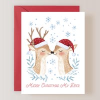 Ha-pea Christmas Card - Funny Christmas Card - Cute Holiday Card ...