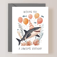 Whale Shark Greeting Card - Etsy